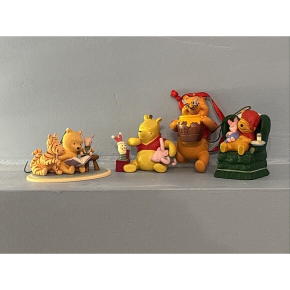 Hallmark | Holiday | Winnie The Pooh Tigger Piglet Set Of Christmas ...